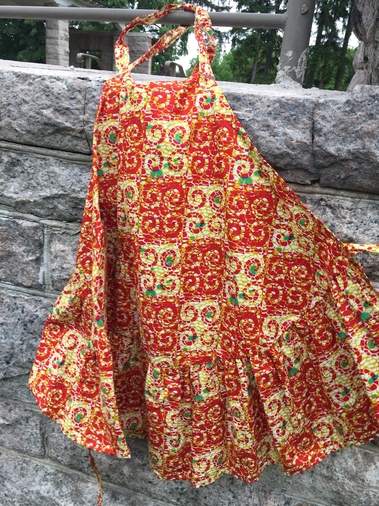 African Apron Ladies African Batik Apron Serving Apron Cooking - Etsy