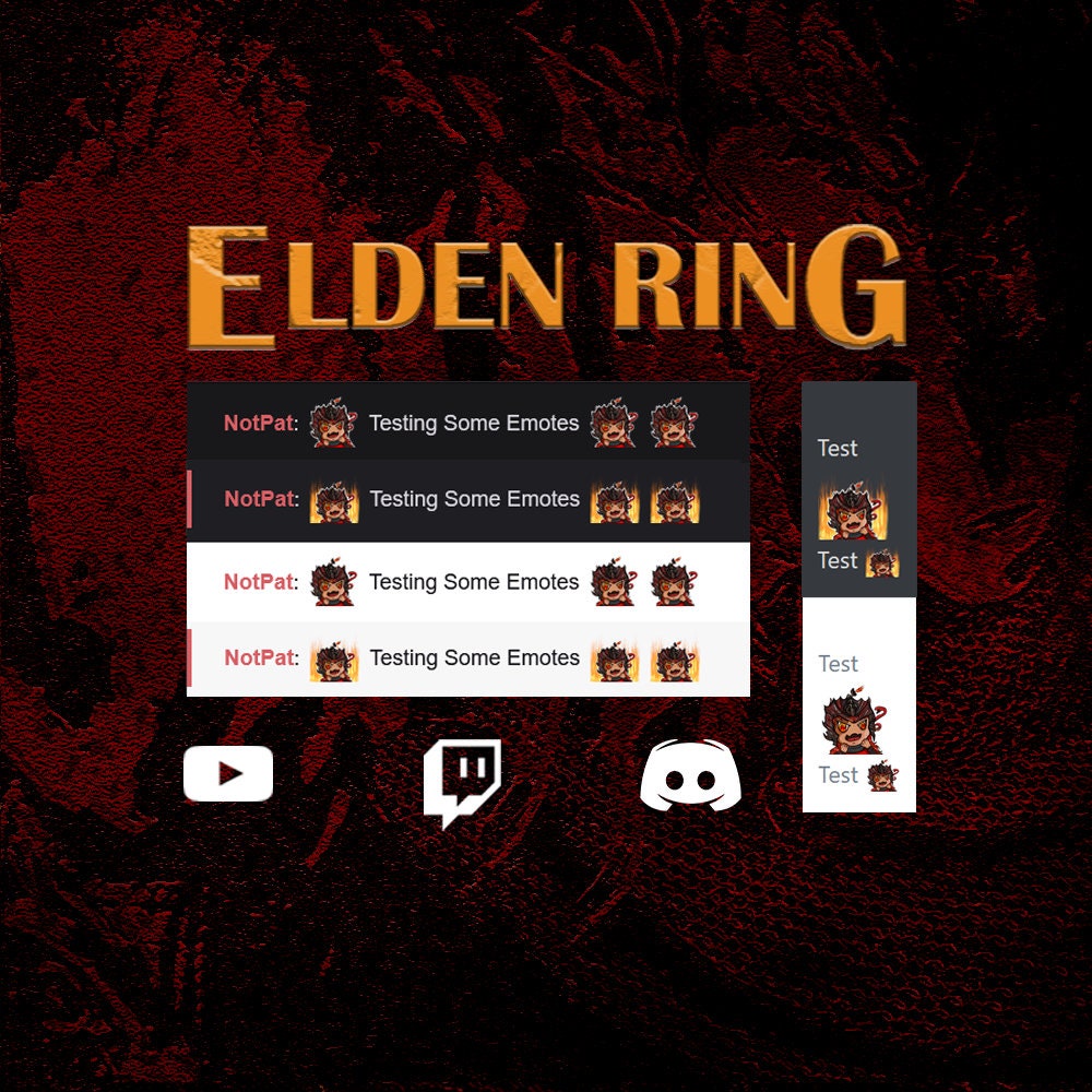 Elden Ring Emote - Messmer the Impaler - Twitch, Discord, Youtube - Etsy