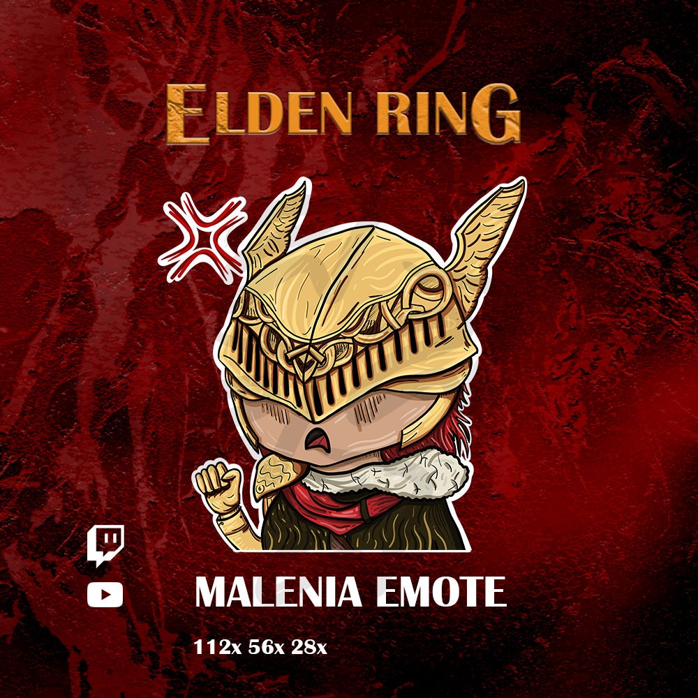 Elden Ring Emote Malenia Twitch, Discord, Youtube - Etsy