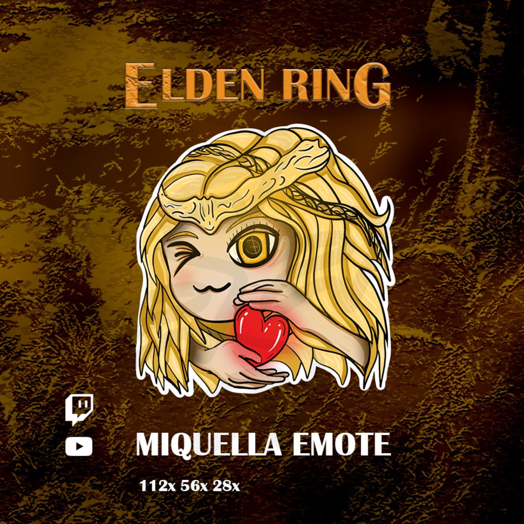 Elden Ring Emote - Miquella - Twitch, Discord, Youtube - Etsy