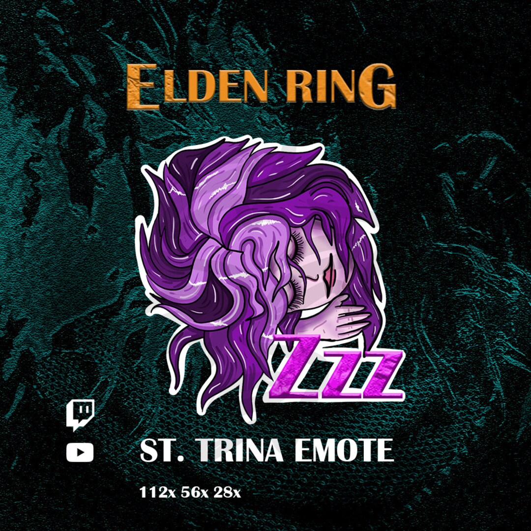 Elden Ring Emote - St. Trina - Twitch, Discord, Youtube - Etsy