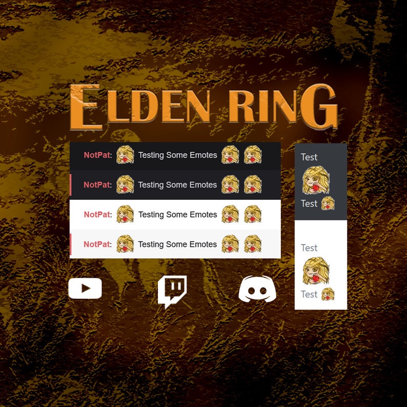 Elden Ring Emote - Miquella - Twitch, Discord, Youtube - Etsy