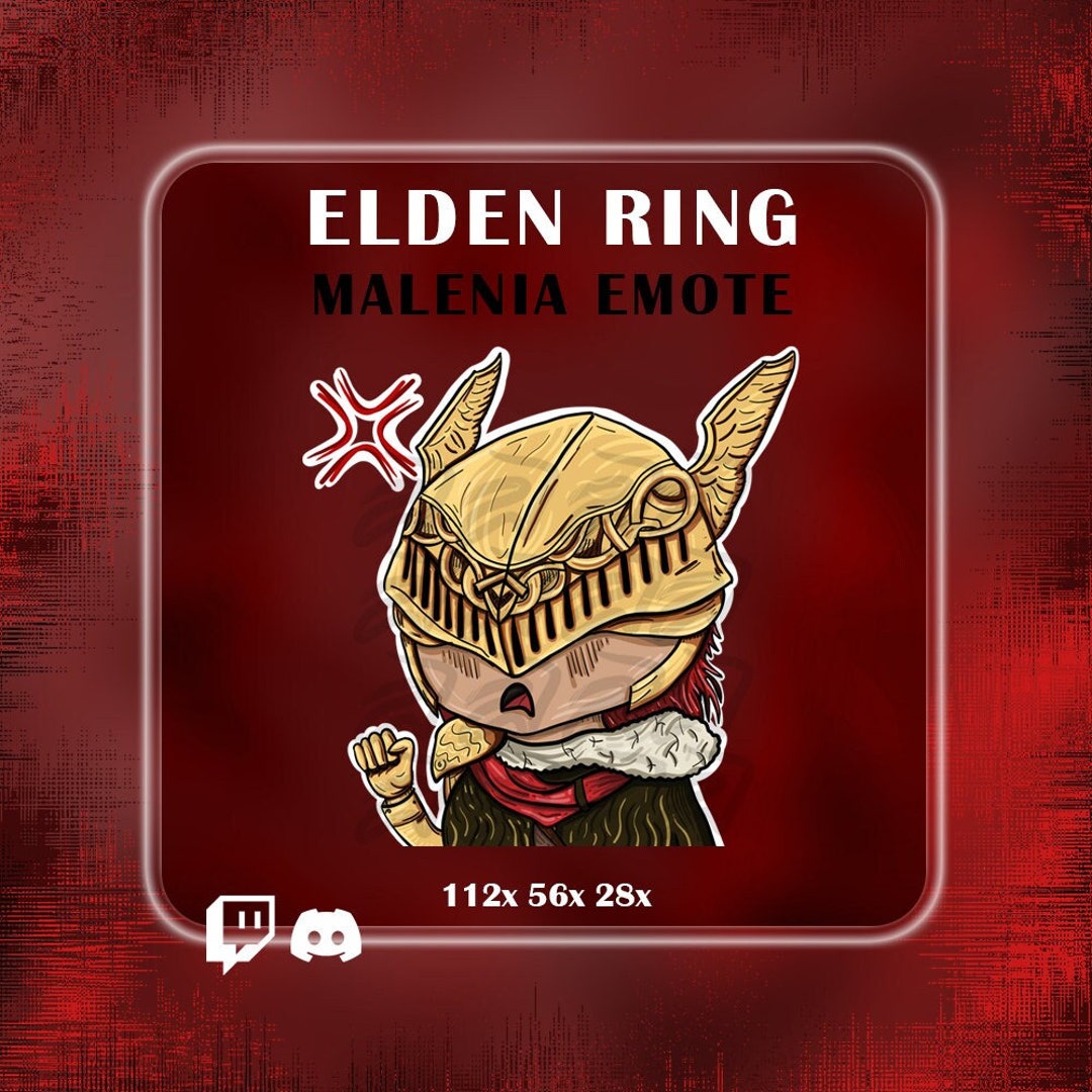 Elden Ring Emote Malenia Twitch, Discord, Youtube - Etsy