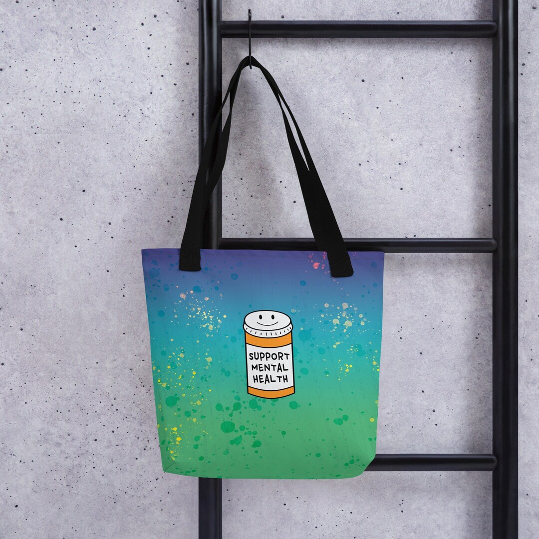 SUPPORT MENTAL HEALTH Tote Bag - Etsy