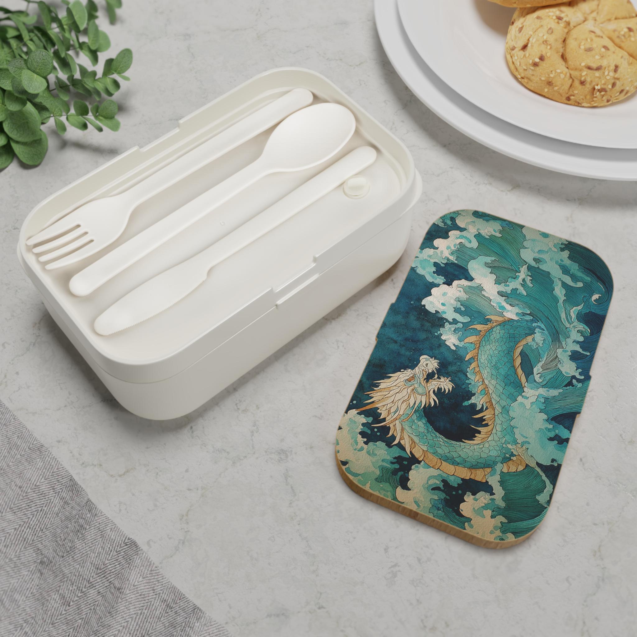 Japanese Dragon Ocean Waves Bento Box - Traditional Japanese Design ...