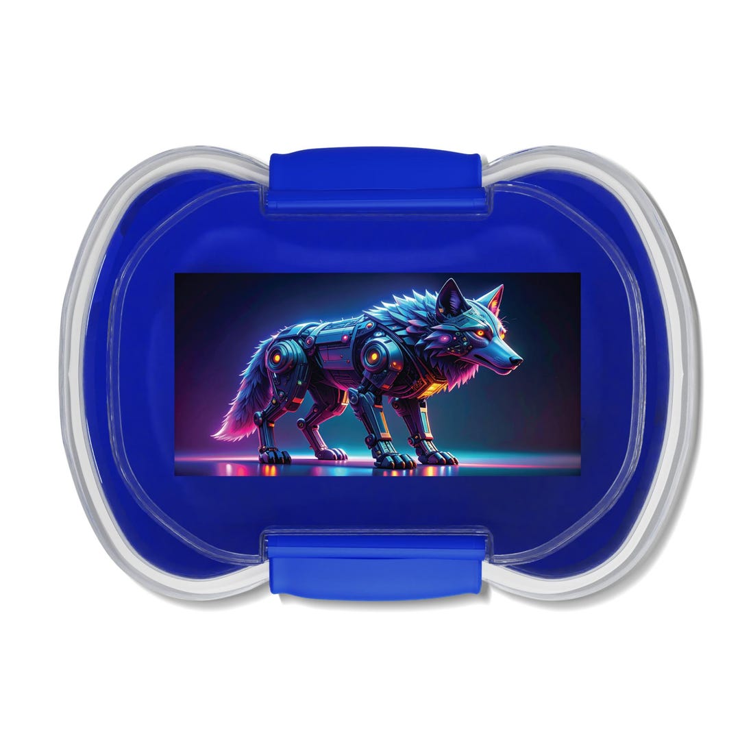 Bento Box, Cyberpunk Mecha Wolf Design, Lunch Box, Food Container ...