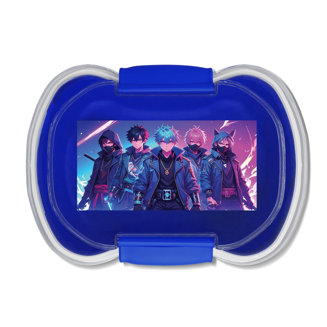 Anime Warrior Group Two-tier Bento Box, Japanese Lunch Container, Meal ...