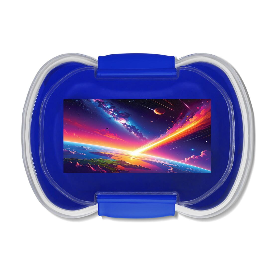 Space Atmosphere Two-tier Bento Box, Lunch Box, Food Container ...
