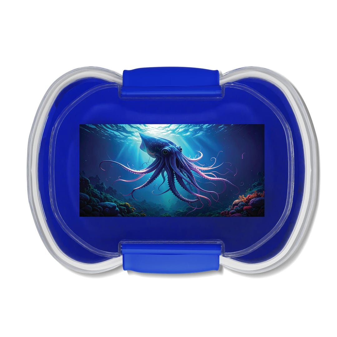Squid Encounter Bento Box, Octopus Lunch Container, Sea Creature Food ...