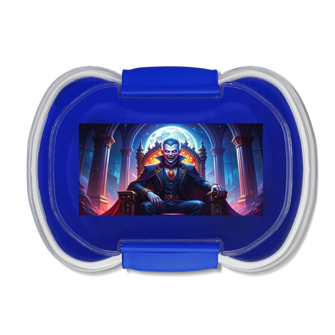 Vampire King Two-tier Bento Box, Dracula Lunch Box, Gothic Food ...