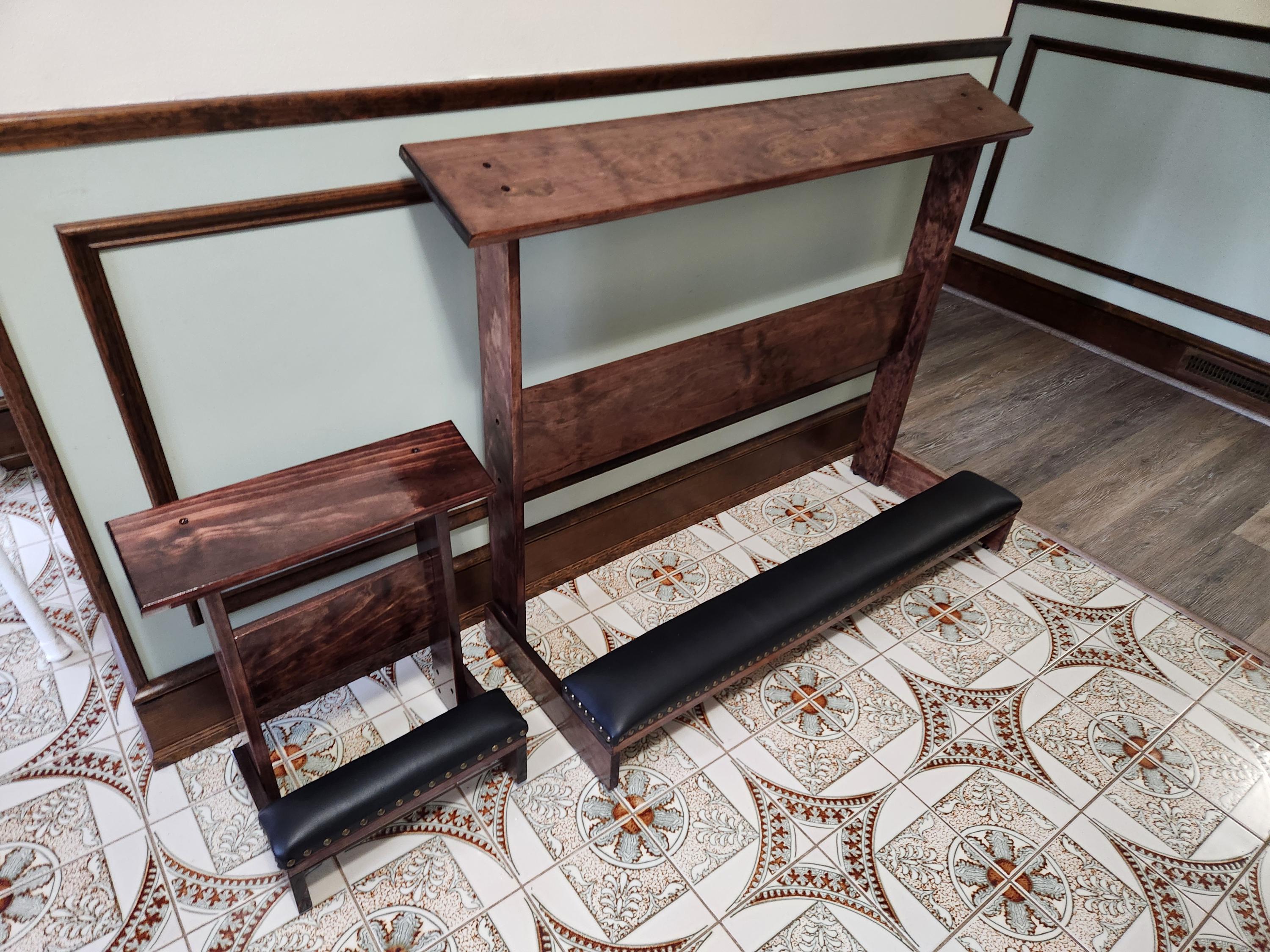Double Prayer Kneeler Hardwood - Etsy