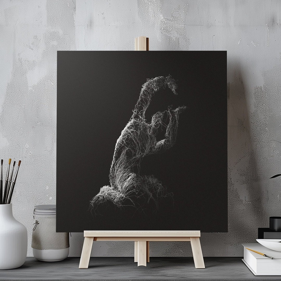 Tragedy - Abstract Canvas Art Print - Etsy