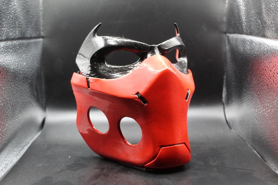 3d Printed Red Hood Outlaw Mask for Cosplay - Etsy