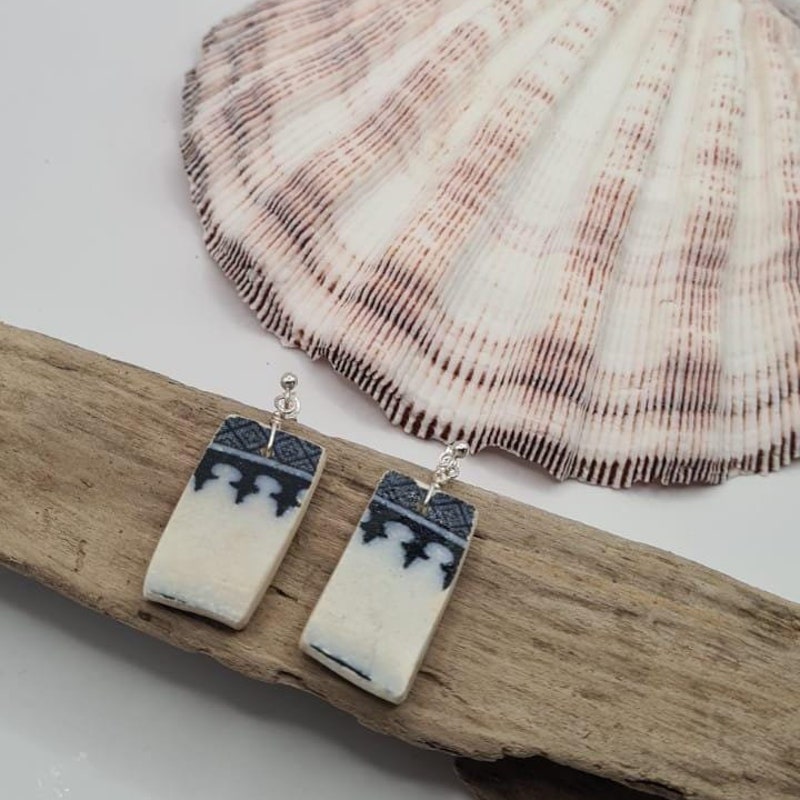Pottery Earrings - Etsy