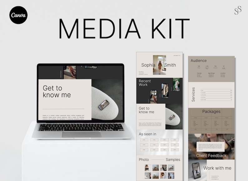 UGC Portfolio Media Kit Template - Etsy