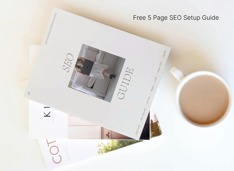 Squarespace Website Template for E-commerce or Services - Etsy Canada