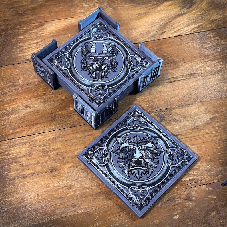 Gargoyles and Grotesques 3D Printed Novelty Coaster Set - Etsy UK
