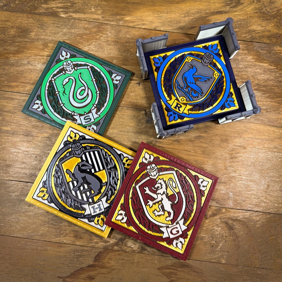 Wizard Academia 3D Printed Novelty Coaster Sets - Etsy