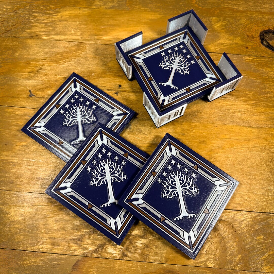 Men of Gondor 3D Printed Novelty Coasters Sets - Etsy