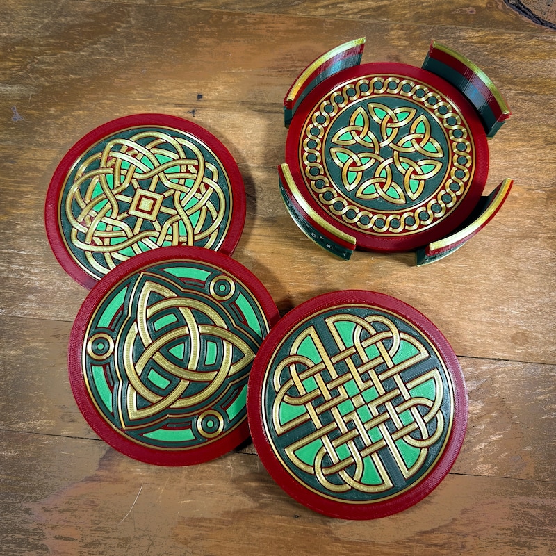 Celtic Knot Coasters - Etsy