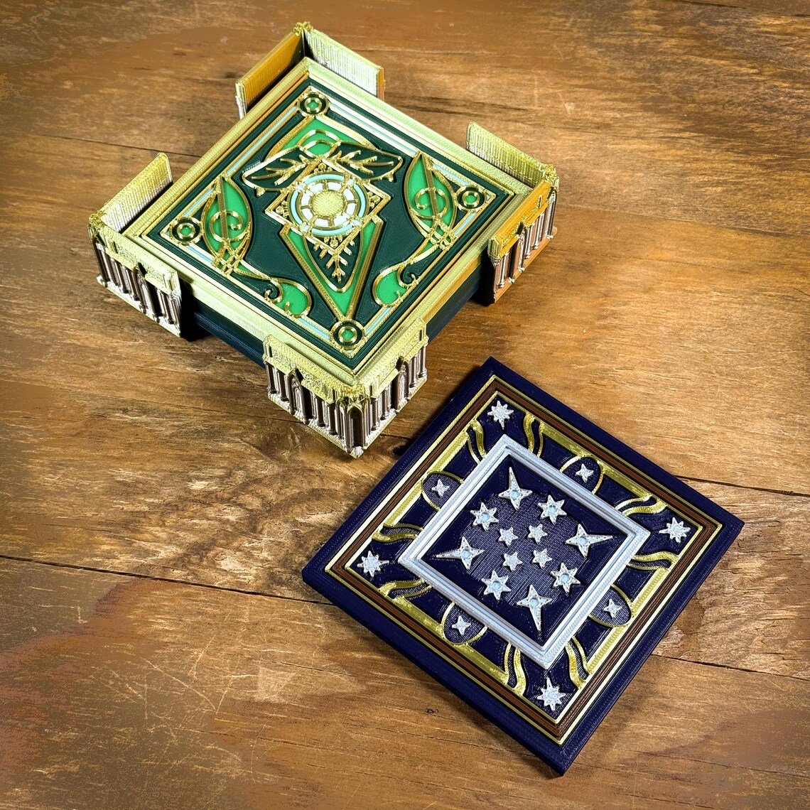 Kingdoms of Elves 3D Printed Novelty Coasters Sets - Etsy