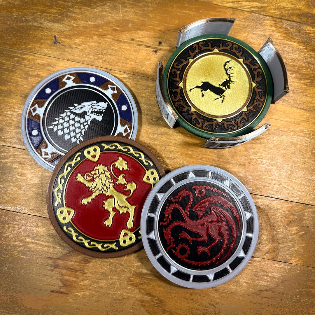 Iron Throne 3D Printed Novelty Coasters Sets - Etsy