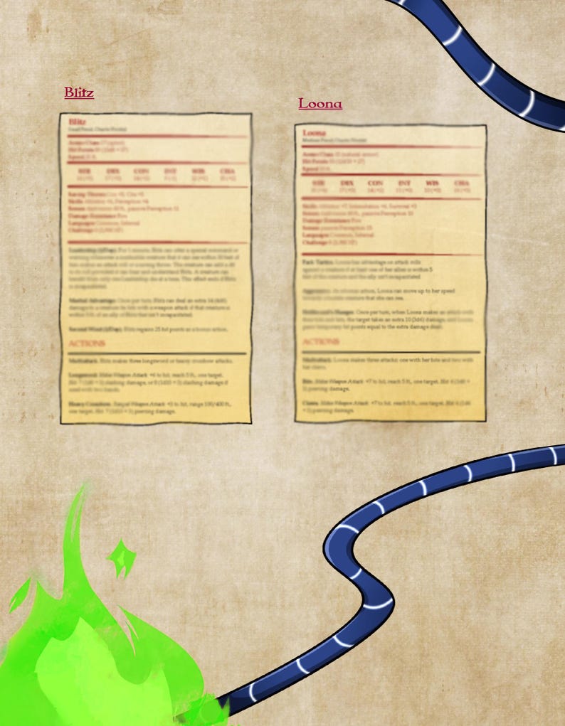 Helluva Boss Npcs - D&D PDF Stat Sheets - Etsy