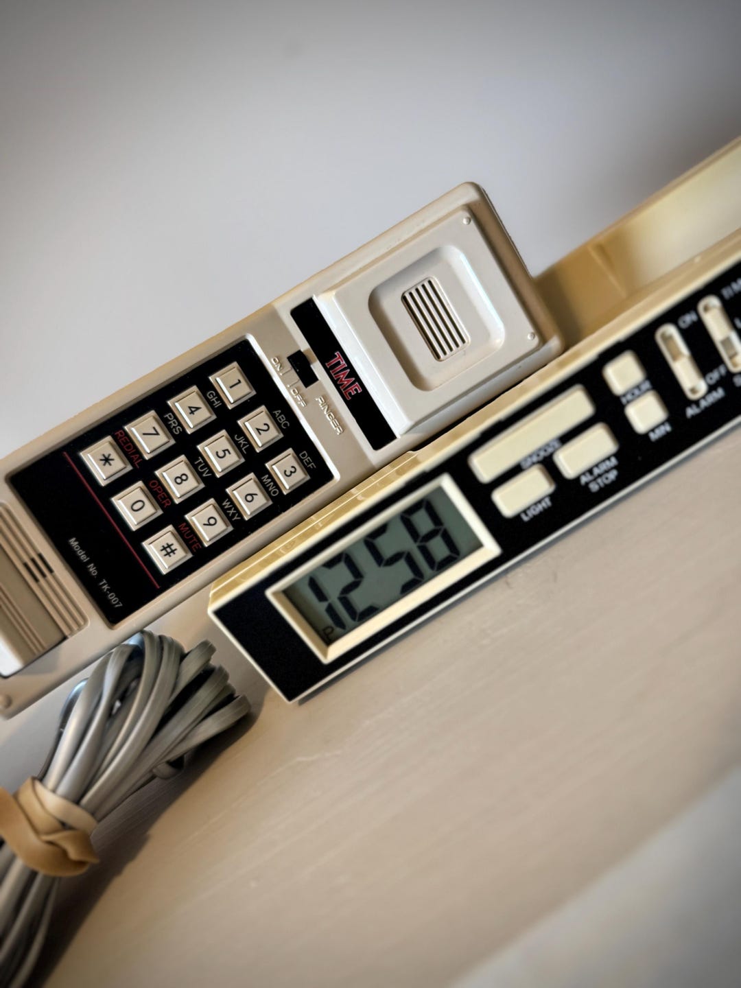 TIME Magazine Alarm Clock Landline Phone | Working - Etsy