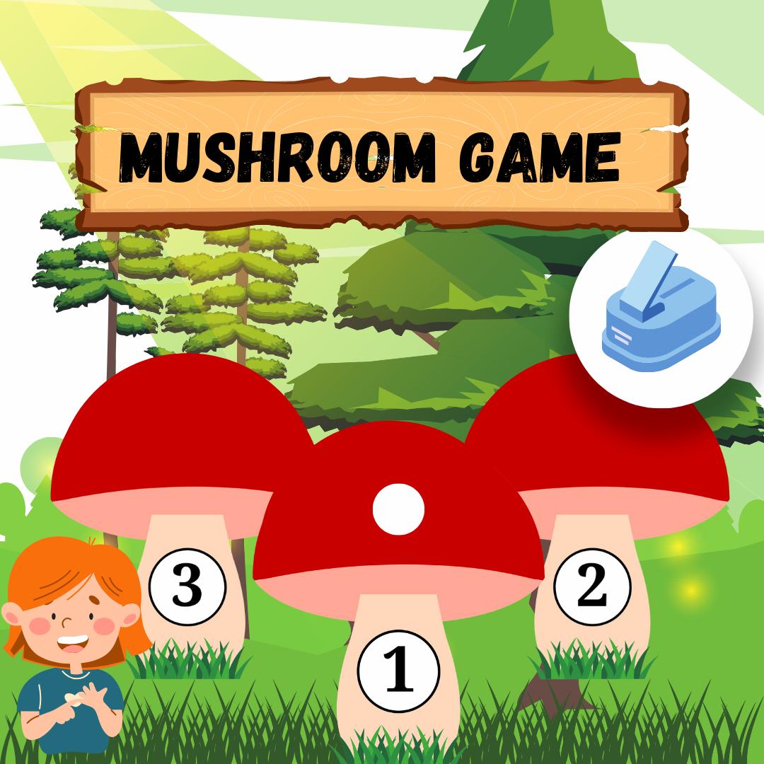 Counting Numbers Printable Math Game Mushrooms, Fun Fall Number ...