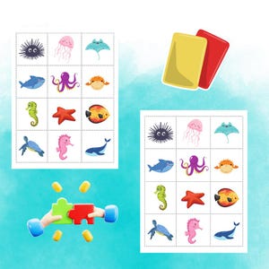 Colorful Fish Matching Game - Ocean Adventure Printable Activity for ...