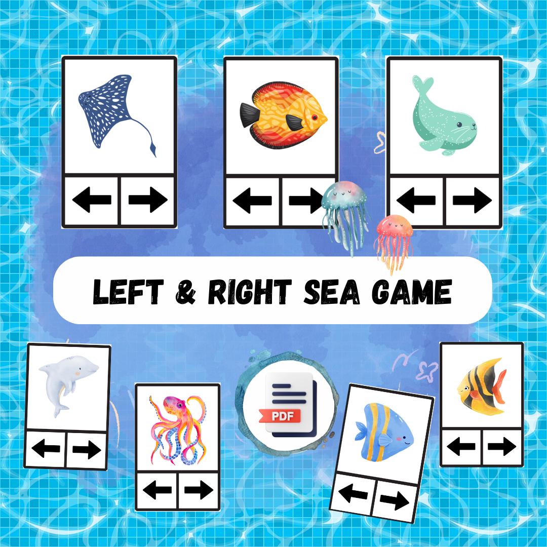 Under the Sea Card Game, Printable Ocean Kids Game, Sea Creatures ...