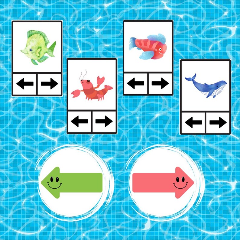 Under the Sea Card Game, Printable Ocean Kids Game, Sea Creatures ...