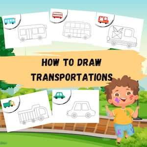 Land Transportation Printable, Coloring Pages, Preschool Printable ...