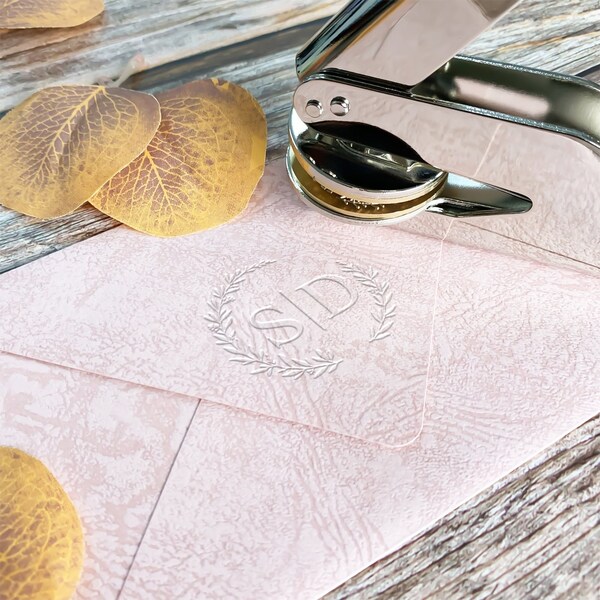 Embossed Invitation - Etsy