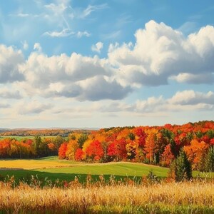 Fall in Southern Ontario Landscape Art for Samsung Frame TV, Autumn ...