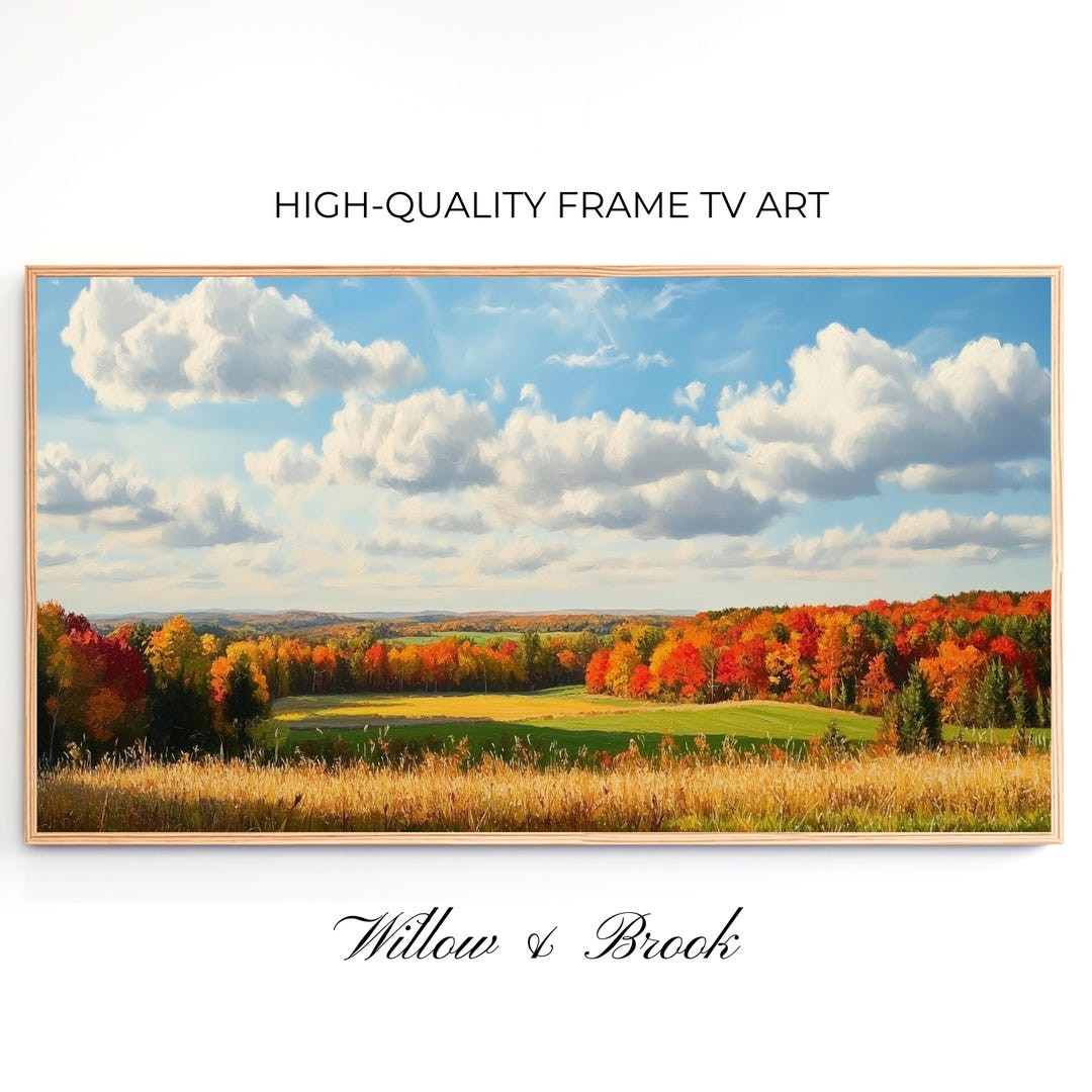 Fall in Southern Ontario Landscape Art for Samsung Frame TV, Autumn ...