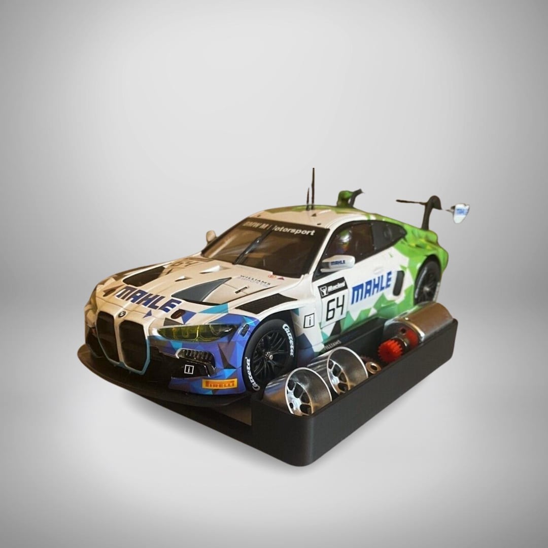 Slot Car Stand 132 124 Black Suitable for Carrera. Slot Car Storage ...