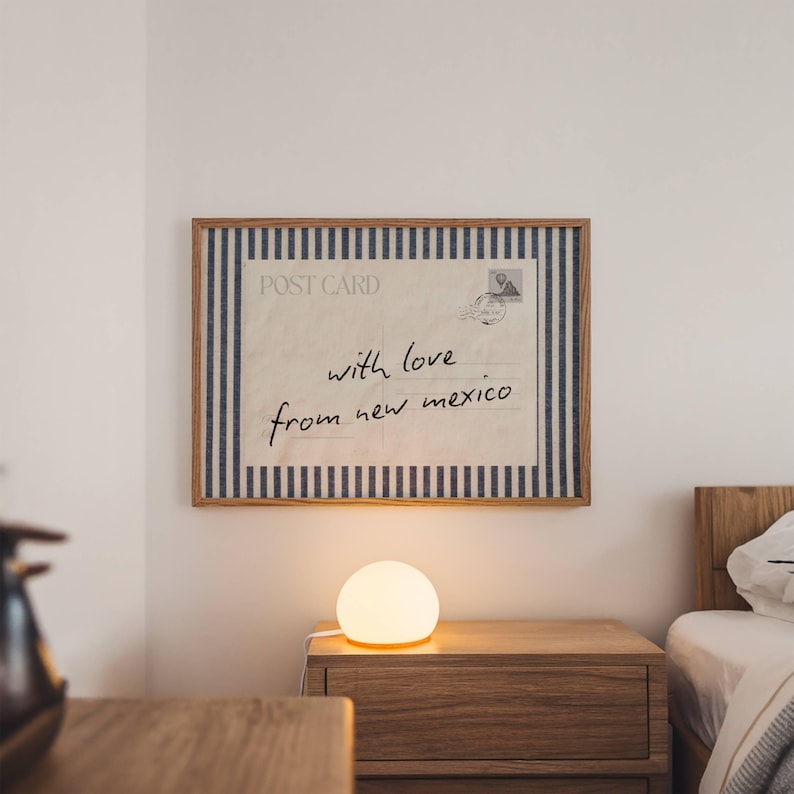 Blue From New Mexico With Love From New Mexico Wall Art Southwest ...