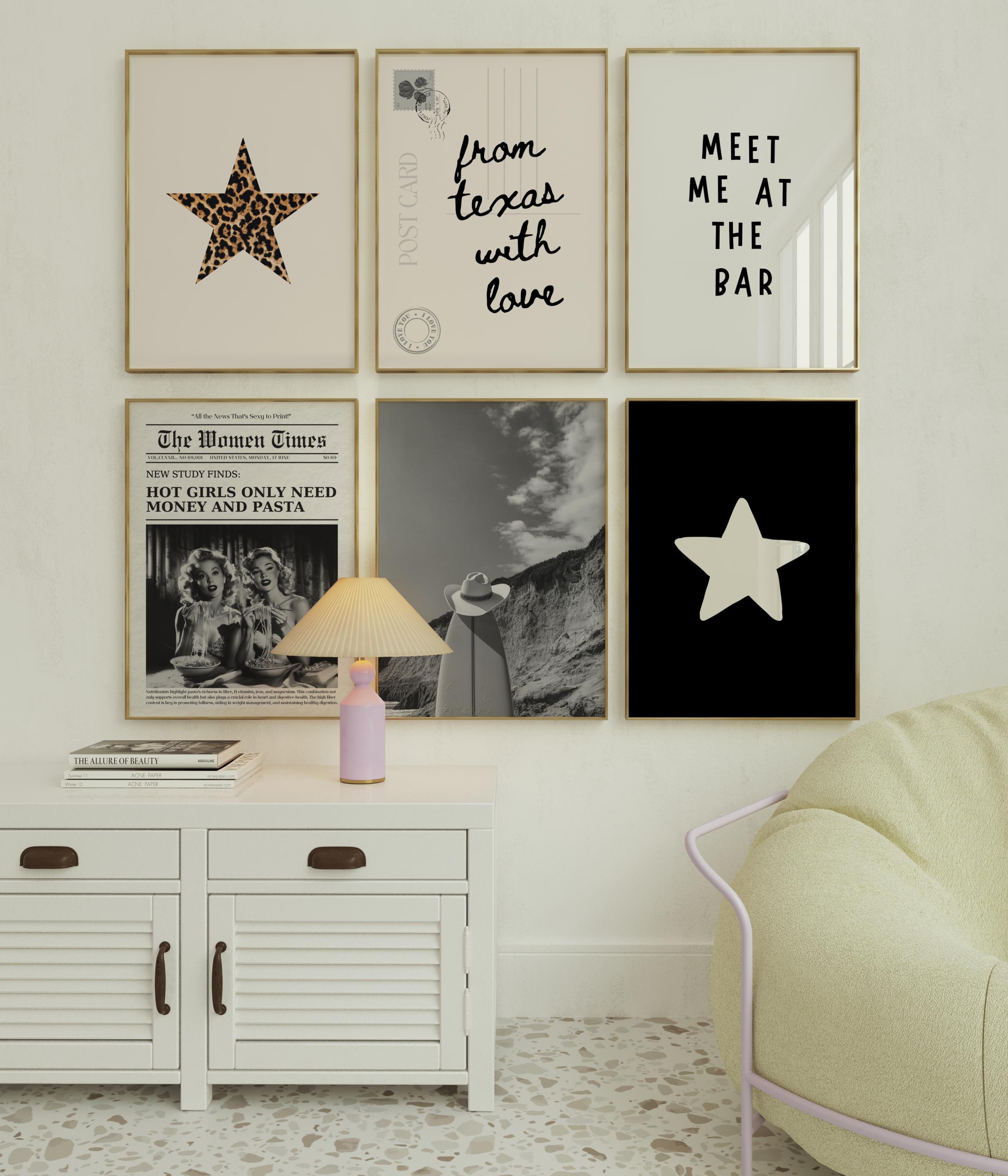 From Texas With Love From Texas Wall Art Trendy Postcard Print Custom ...