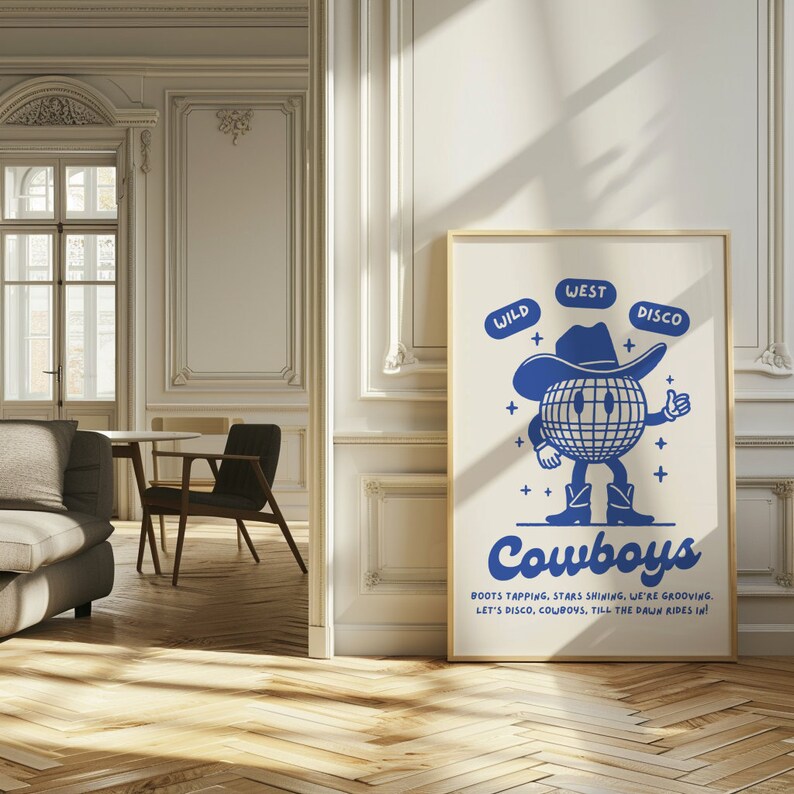 Retro Country Digital Download, Trendy Aesthetic Printable Wall Art ...