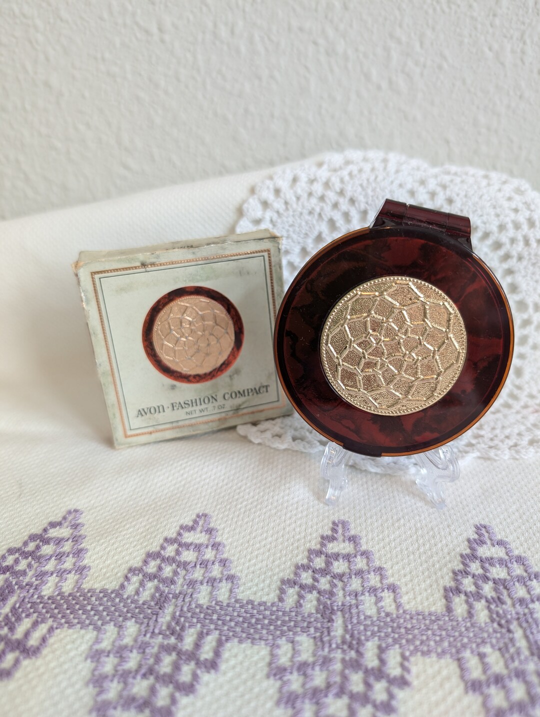 Vintage Avon Compact 1970s With Original Box. - Etsy
