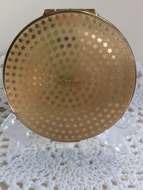 Vintage Stratton Poppy powder compact. Made in Englan… - Gem