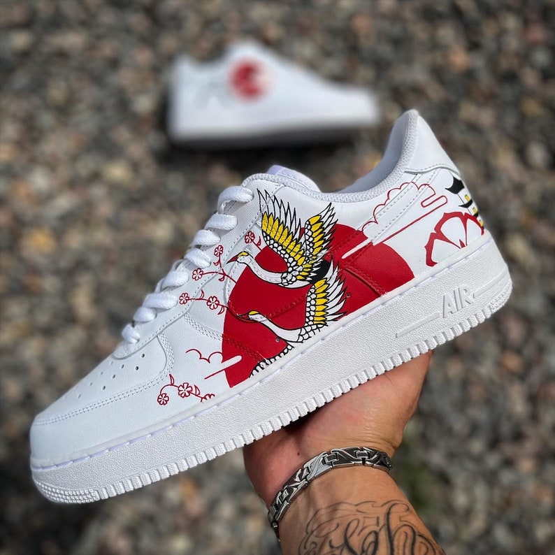 Japanese Art Themed AF1 - Etsy