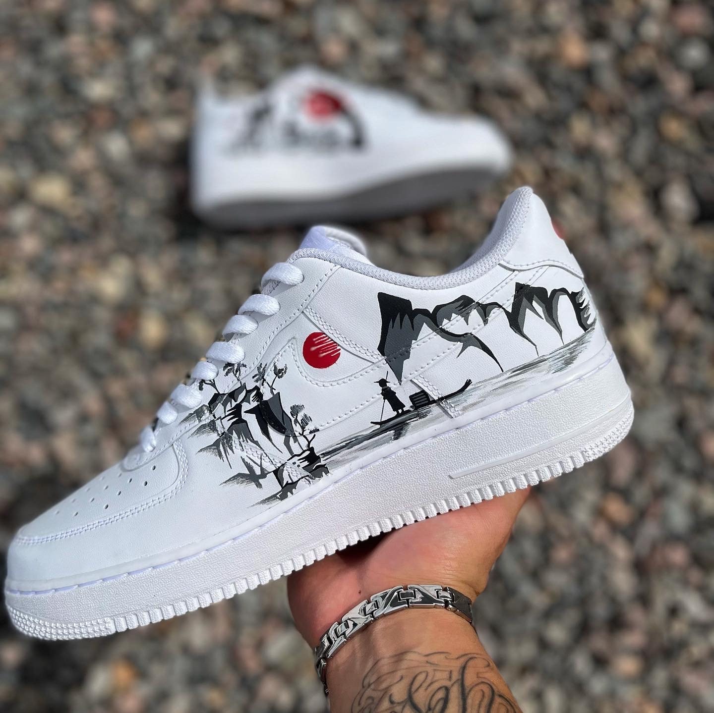 Japanese Art Themed AF1 - Etsy