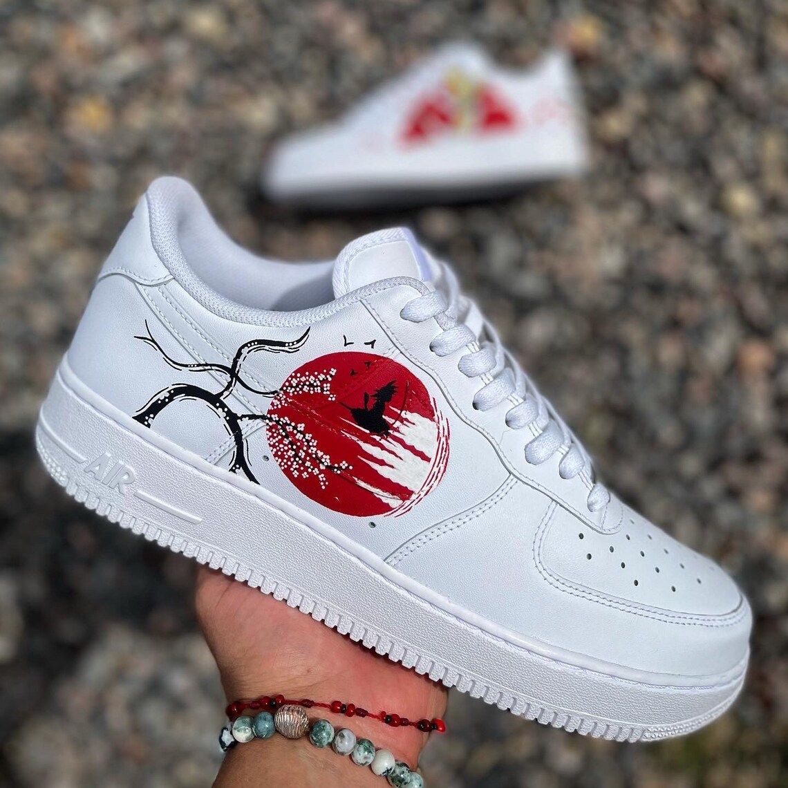 Japanese Art Themed AF1 - Etsy