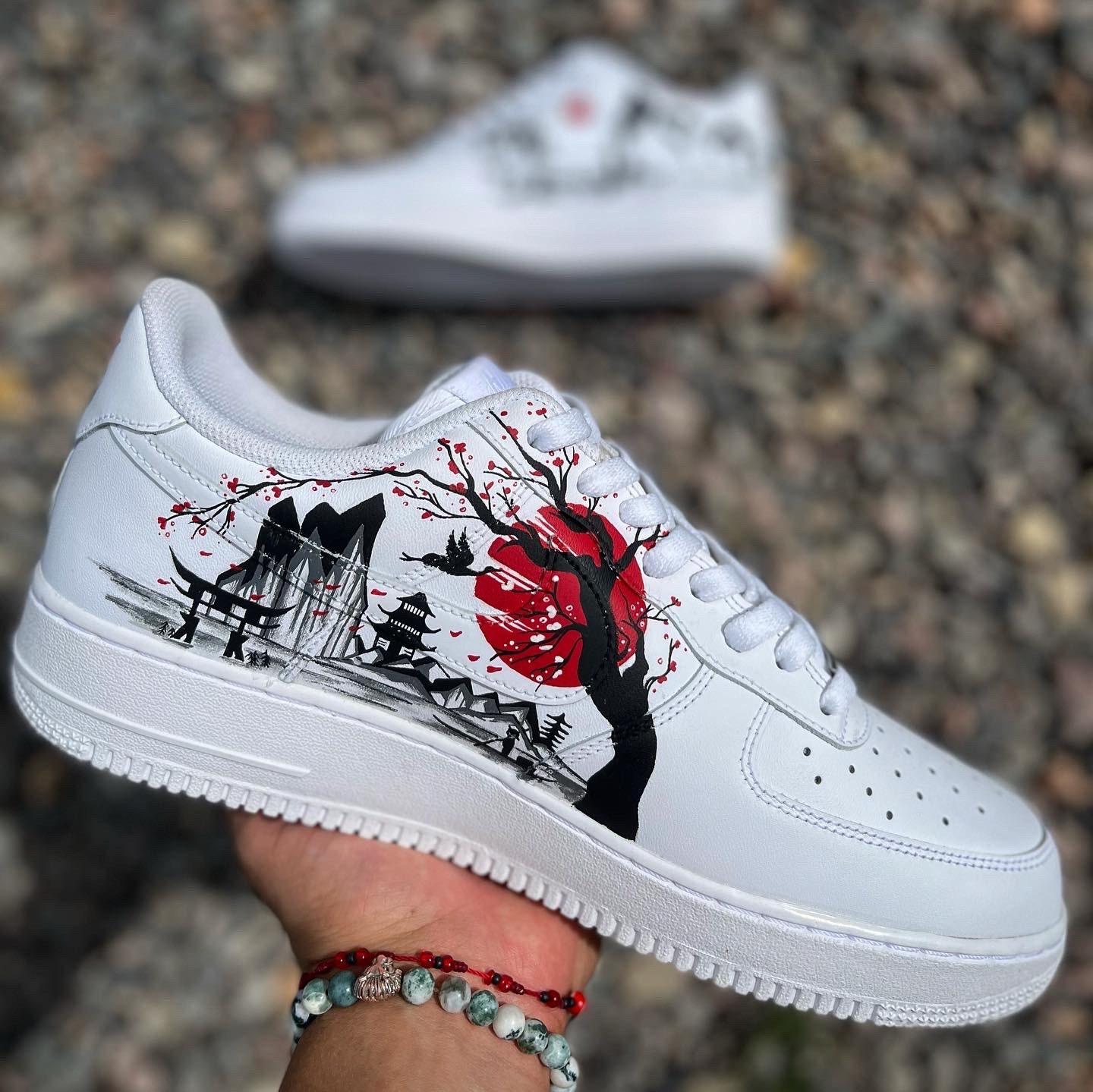 Japanese Art Themed AF1 - Etsy