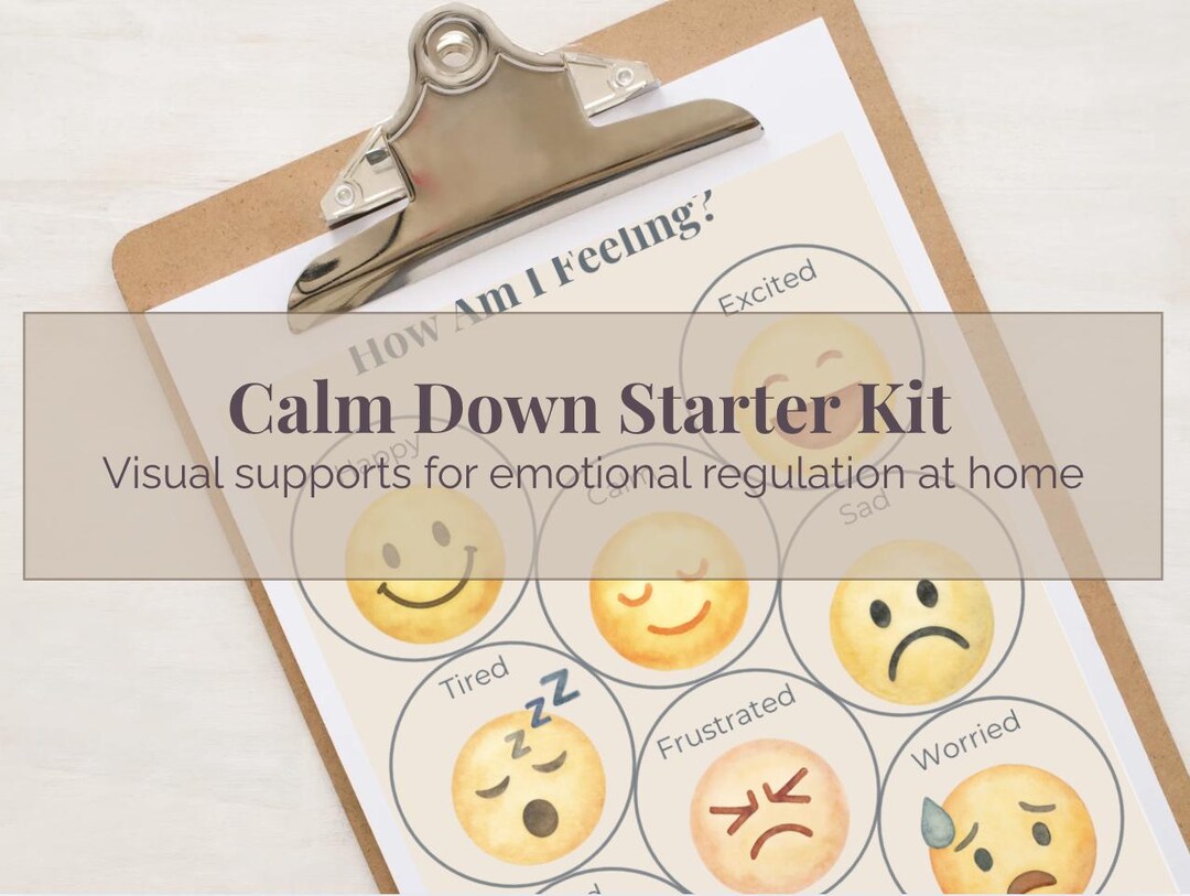 Calm Down Corner Starter Kit | Visual Supports for Emotional Regulation ...