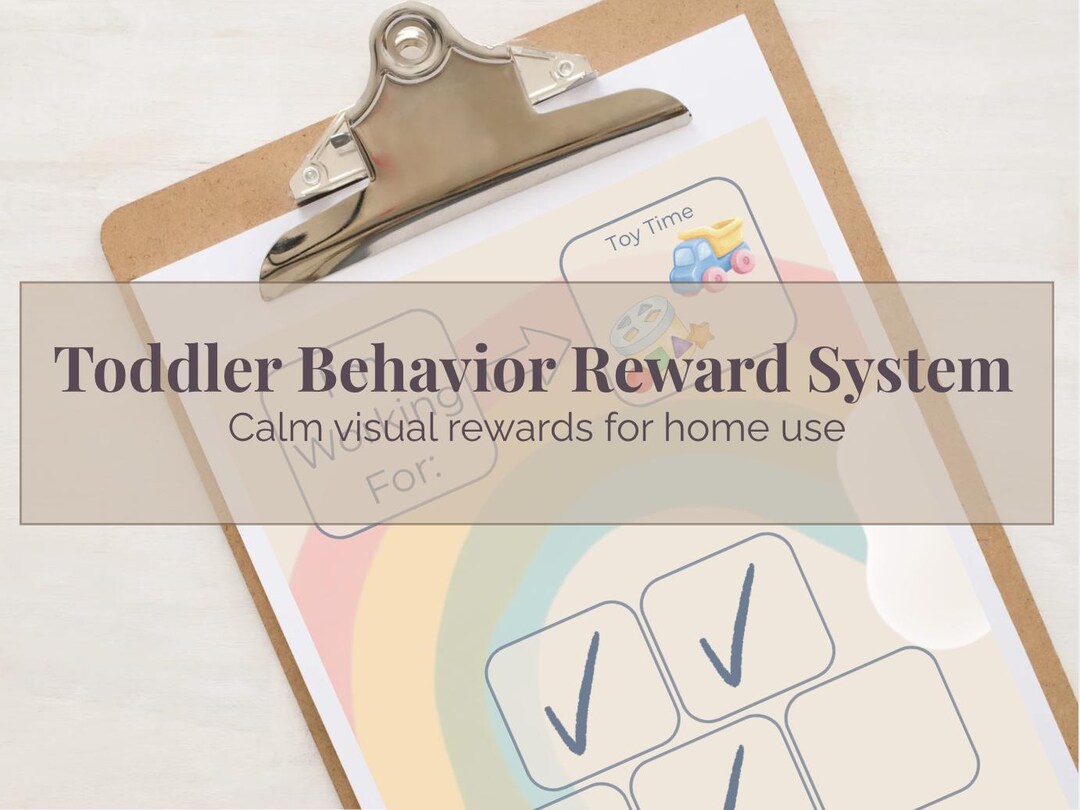Toddler Behavior Reward System - Etsy