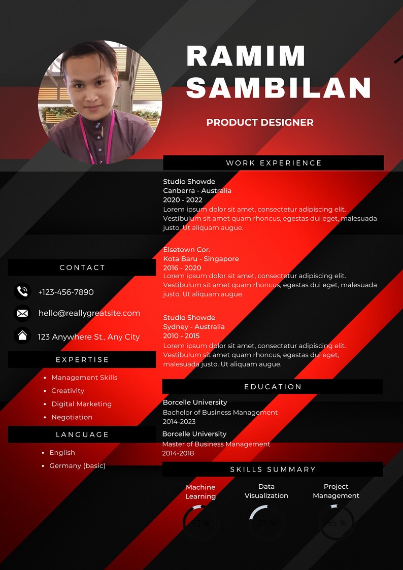 10 Best ATS Friendly Resume CV Template Smart Professional Minimalist ...