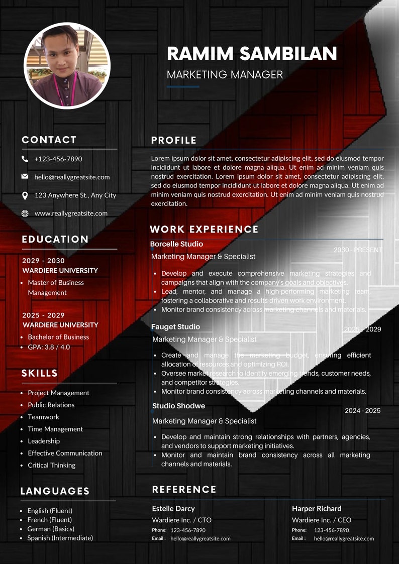 10 Best ATS Friendly Resume CV Template Smart Professional Minimalist ...